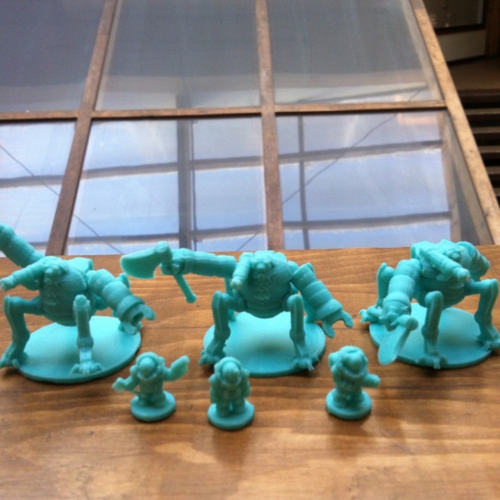 3D Printable Dwarven Mech by Arian Croft