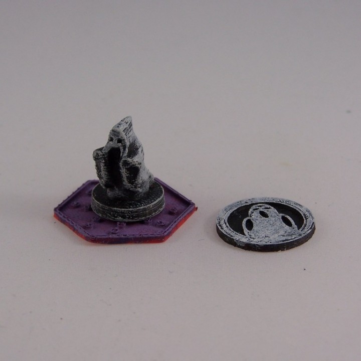 3D Printable Pocket-Tactics: Shroud Ghost (Second Edition) by Arian Croft