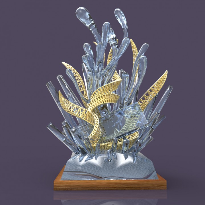 3D Printable #3DPIAwards 2018 Trophy Design Competition by Devin ...