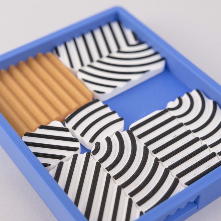 3D Printable Straight Escape // Sliding Puzzle by Devin Enrique Büchele ...