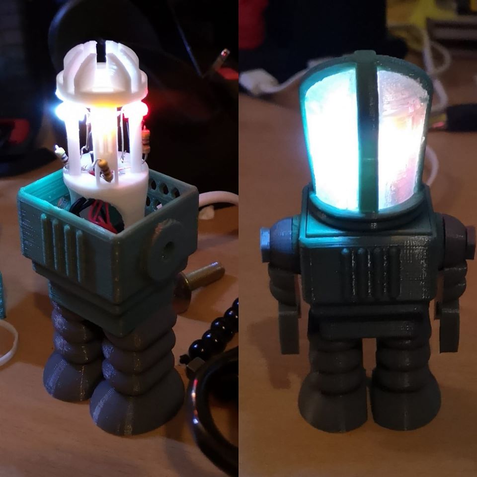 3D Printable Memo-Robo by Clockspring
