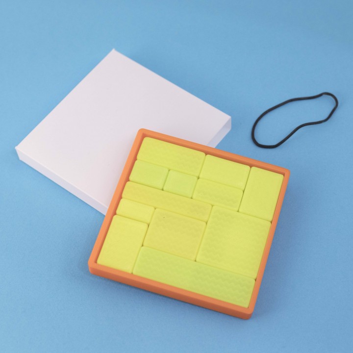 3D Printable RecTangled Puzzle by Devin Enrique Büchele de Montes