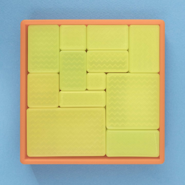 3D Printable RecTangled Puzzle by Devin Enrique Büchele de Montes
