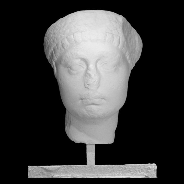 3D Printable Portrait of a matron by Marchal Geoffrey