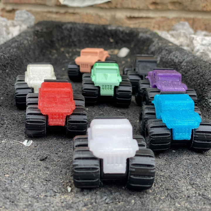 3D Print of Mini Rumble Truck by 3DBearnicorn