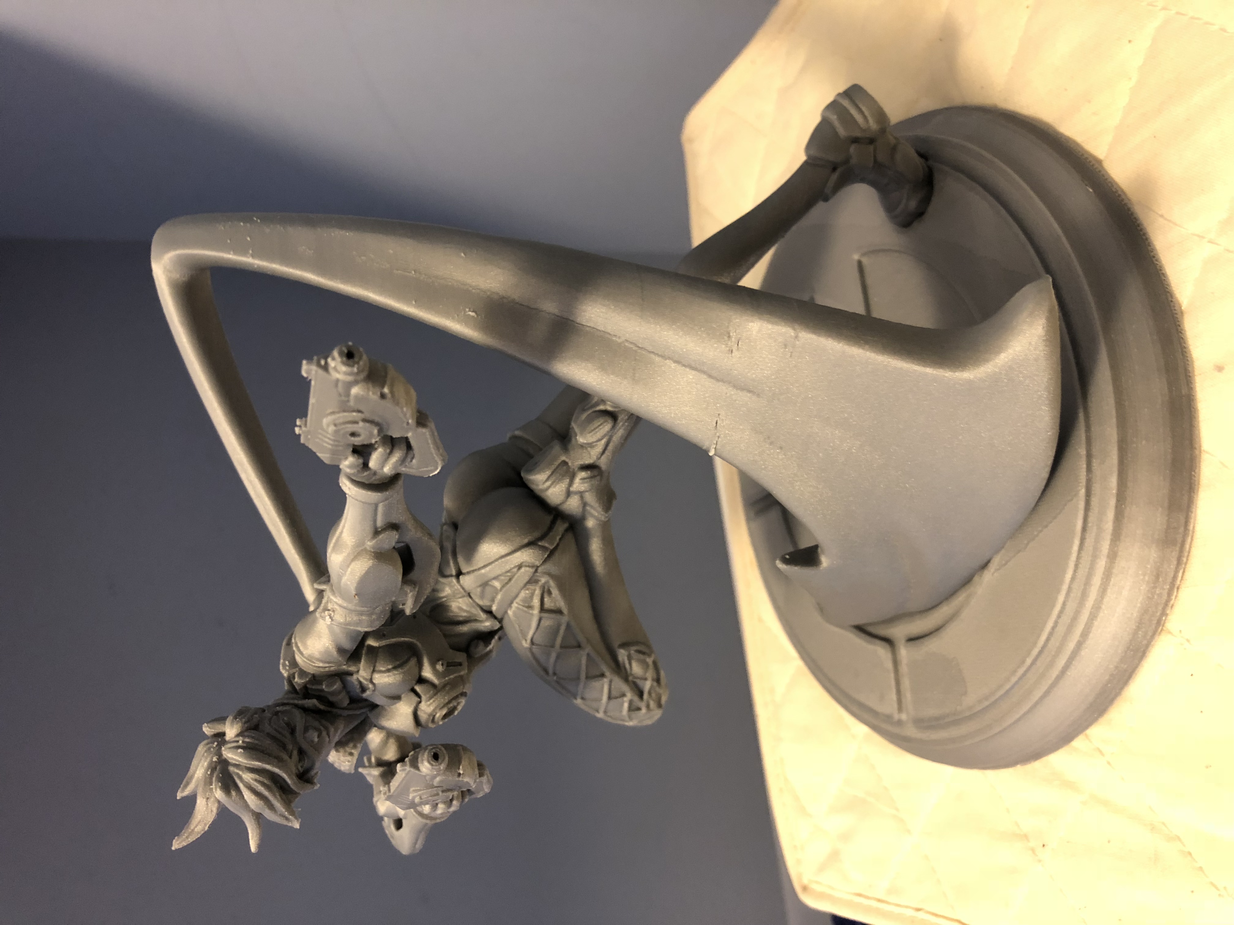 3D Print of Overwatch - Tracer - Action Pose by KevinBell