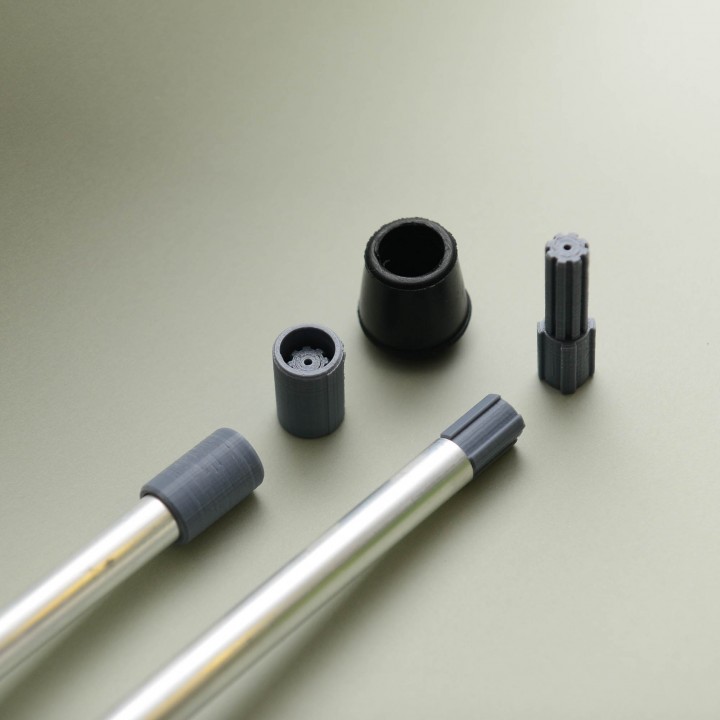 3D Printable 3D Printed Trekking Poles! #Tinkerfun by Clockspring