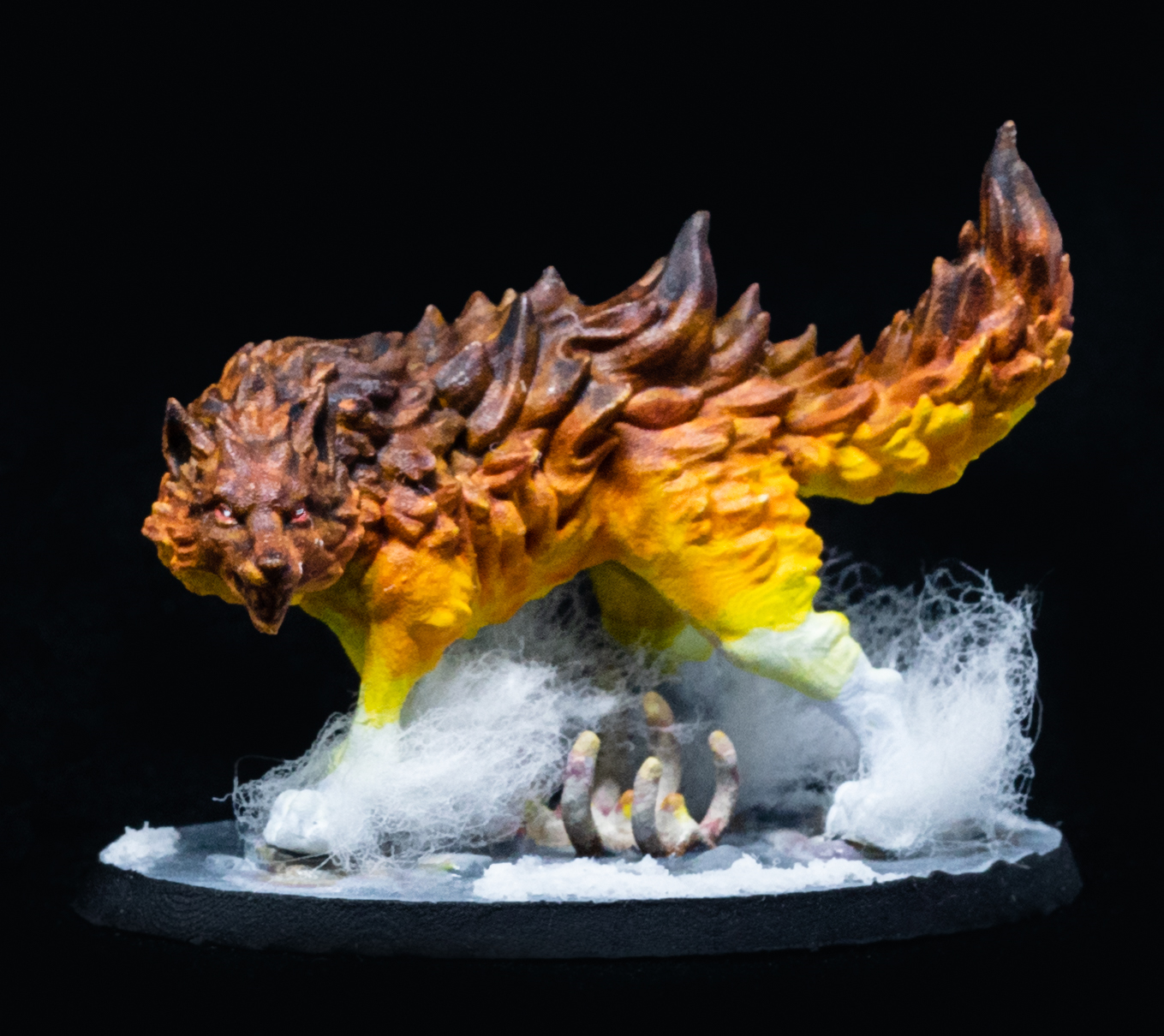 3D Printable Fire Wolf - Monstrous Creature - DnD - 32mm scale by ...