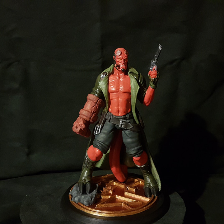 3D Print of Hellboy - 30 CM model by zarbuta