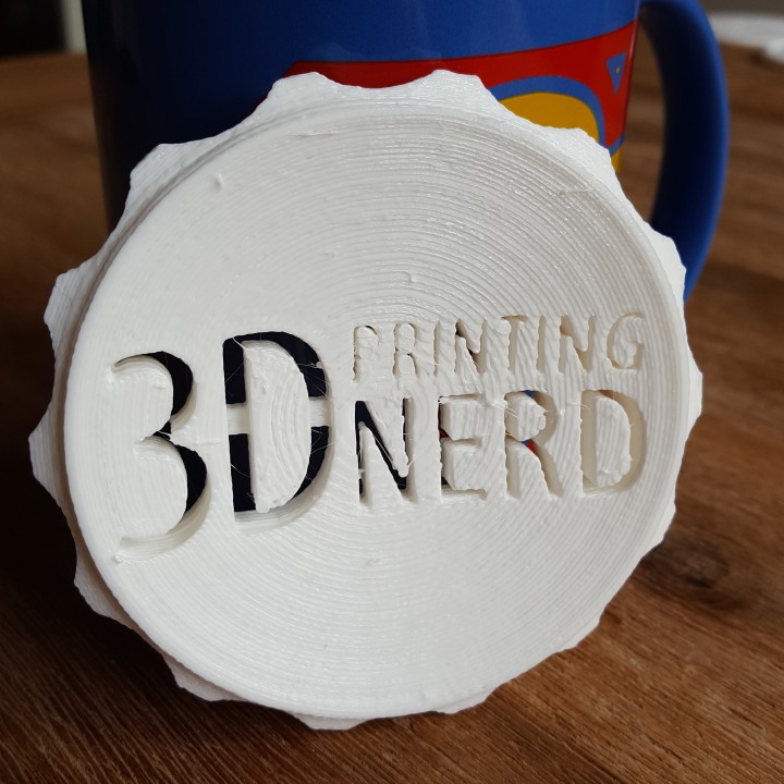 3D Printable 3D Printing Nerd Makercoin by Idea Lab