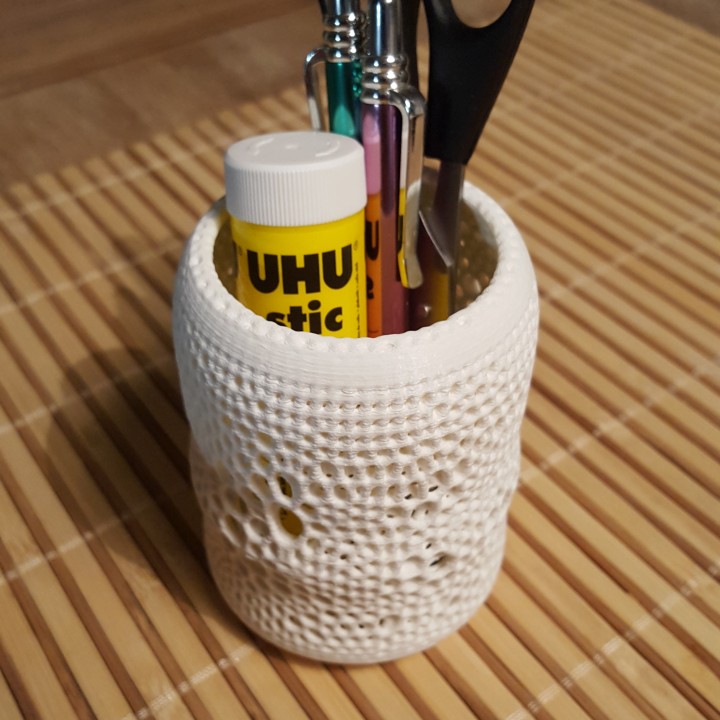 3D Printable Pencil container by Idea Lab