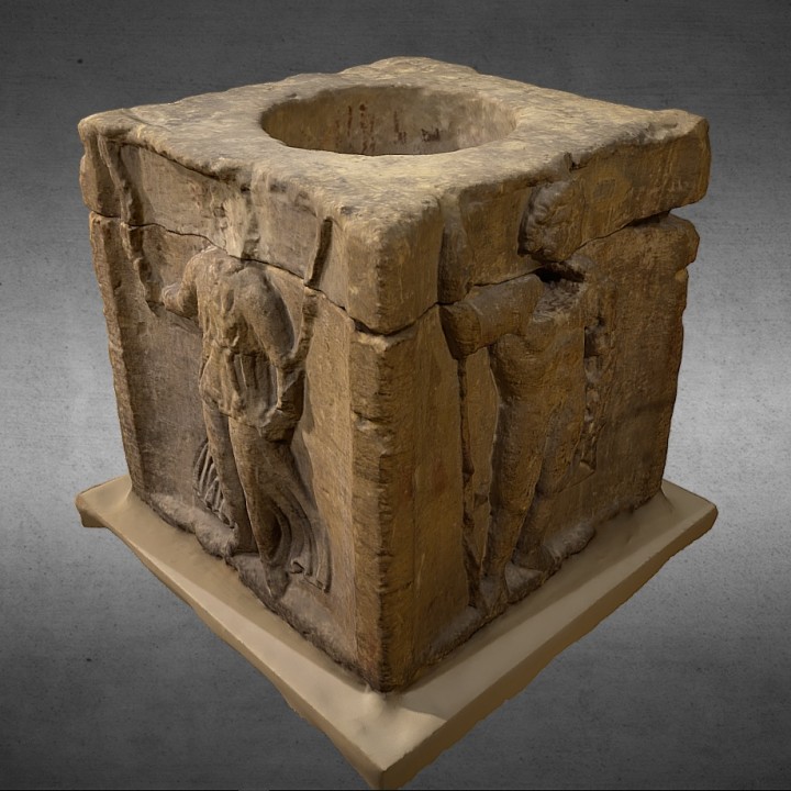 3D Printable Jupiter column base by Marchal Geoffrey