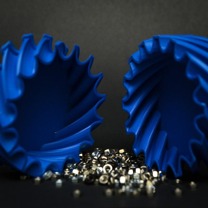 3D Printable Cog Twist Box - No Hole Version by Clockspring