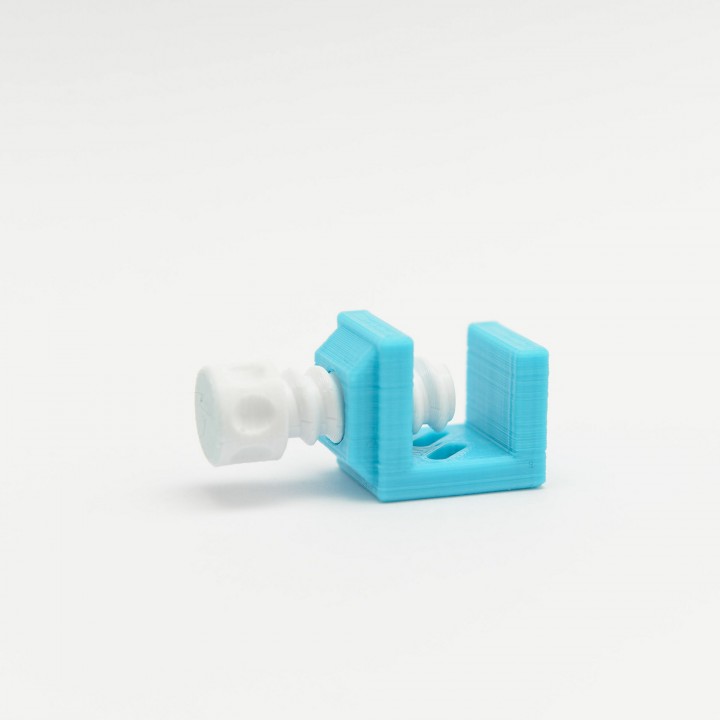 3D Printable Mini Craft Clamp by Clockspring