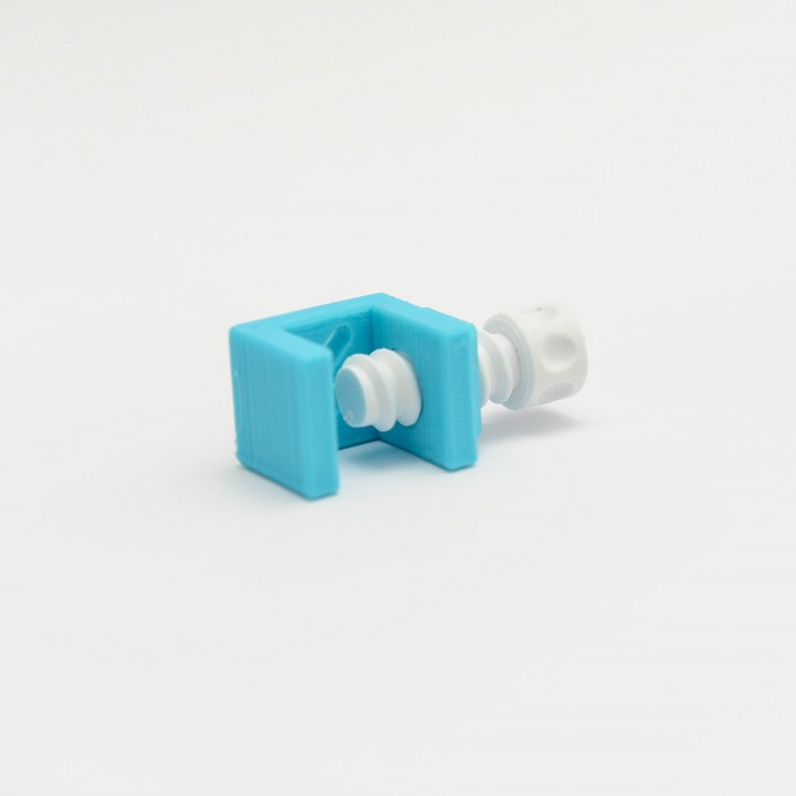 3D Printable Mini Craft Clamp by Clockspring