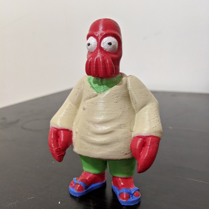 3D Print of Dr. Zoidberg from "Futurama" by elliottgale