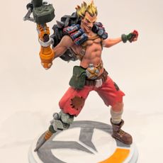 3D Printable Junkrat - Overwatch- 25 cm model by Printed Obsession