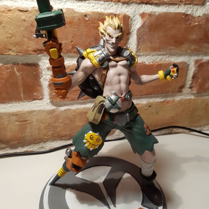 3D Print of Junkrat - Overwatch- 25 cm model by CaptainHero