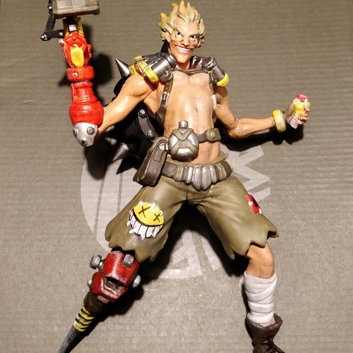 3D Print of Junkrat - Overwatch- 25 cm model by Koubiak