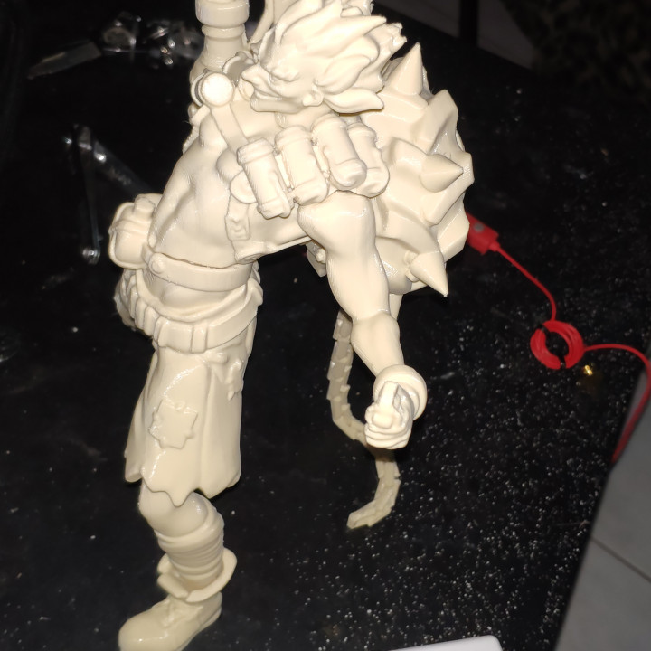 3D Print of Junkrat - Overwatch- 25 cm model by mirmiruk