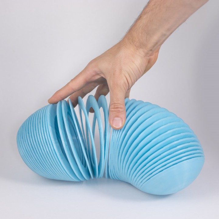 3D Printable Big Springo Sphere by Devin Enrique Büchele de Montes