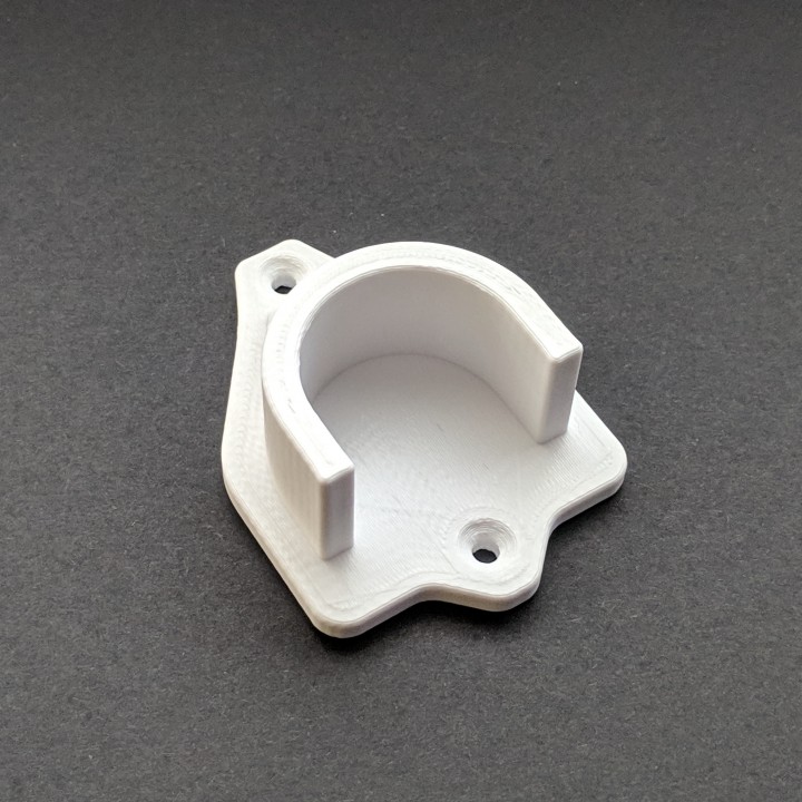 3D Printable 30mm Rod Bracket / Perch Support by Clockspring