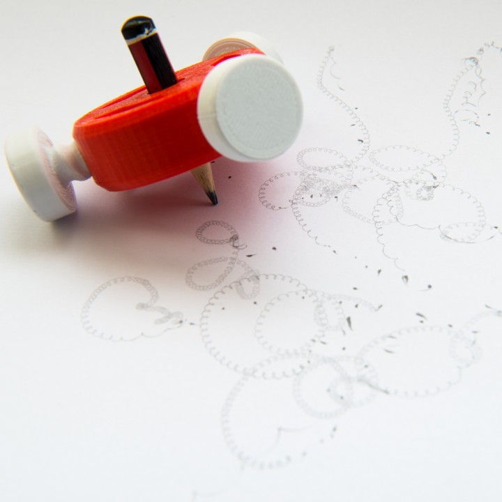 3D Printable Doodle Tops by Clockspring