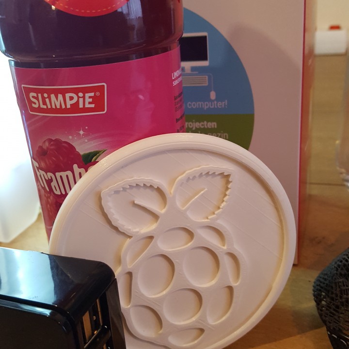 3D Printable Raspberry Pi coaster by Idea Lab