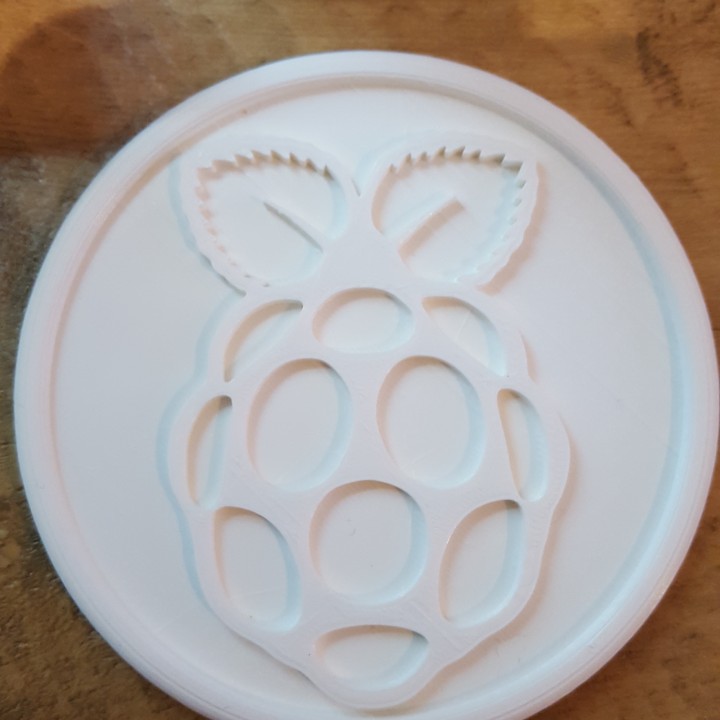 3D Printable Raspberry Pi coaster by Idea Lab