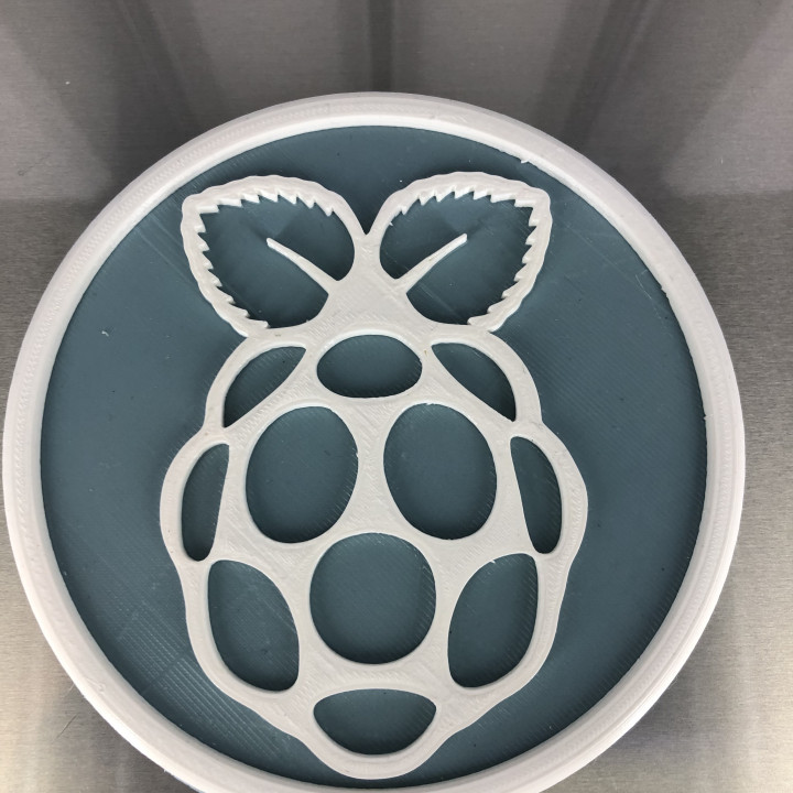 3D Printable Raspberry Pi coaster by Idea Lab