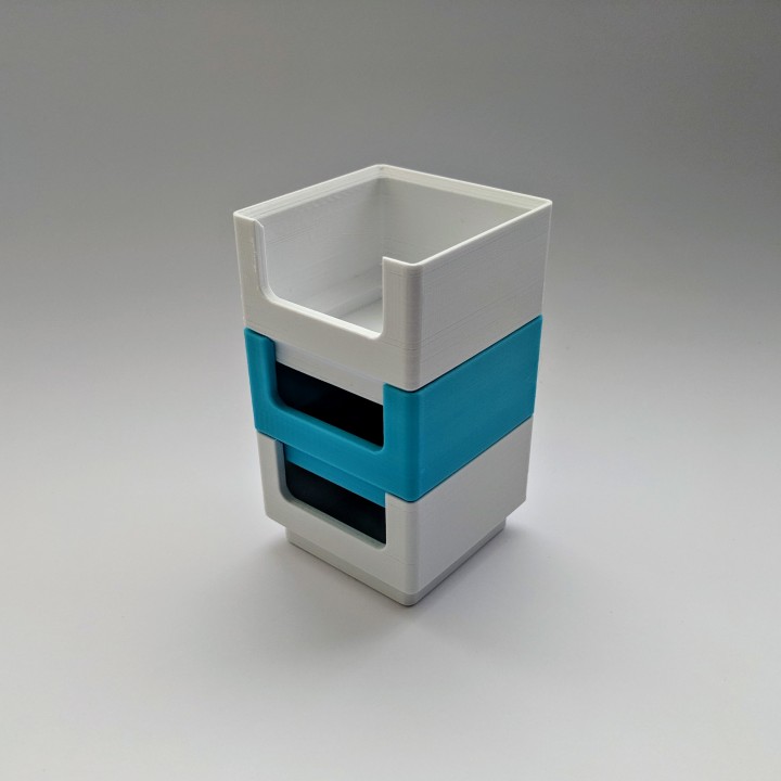 3D Printable Little Stacking Boxes by Clockspring