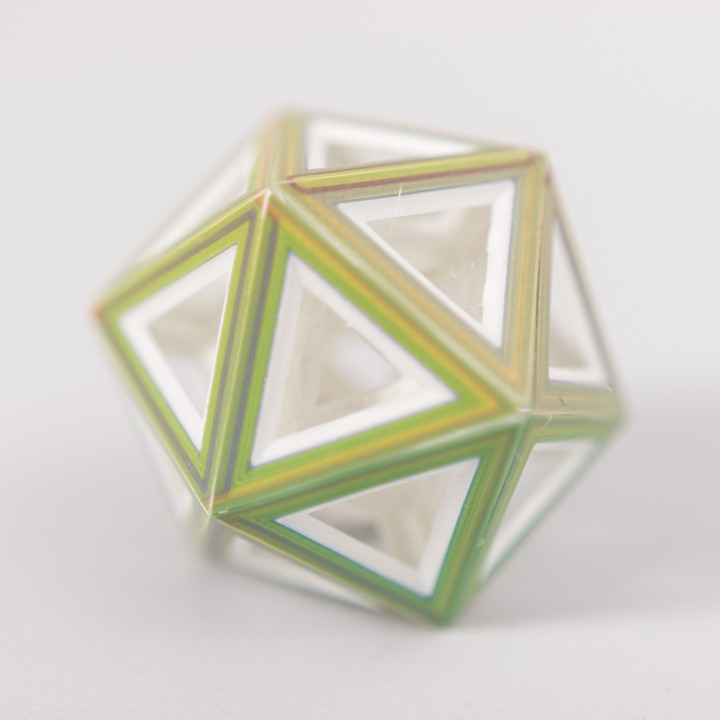 3D Printable Folding Polyhedra Pack No.1 by Devin Enrique Büchele de Montes