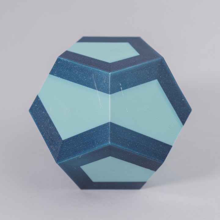 3D Printable Folding Polyhedra Pack No.1 by Devin Enrique Büchele de Montes