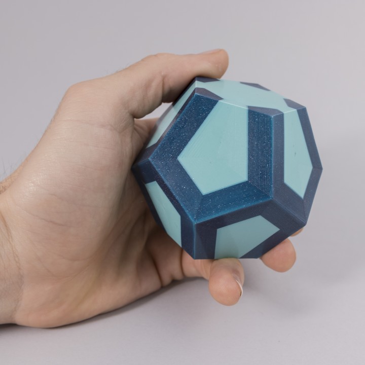 3D Printable Folding Polyhedra Pack No.1 by Devin Enrique Büchele de Montes