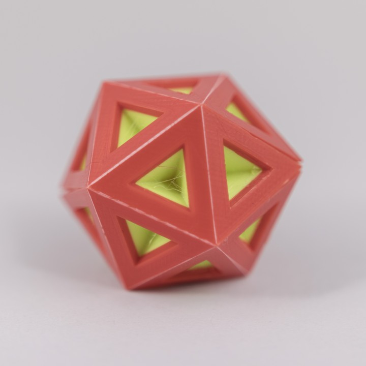 3D Printable Folding Polyhedra Pack No.1 by Devin Enrique Büchele de Montes