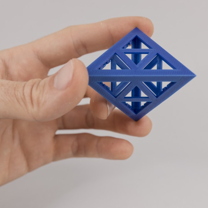 3D Printable Folding Polyhedra Pack No.1 by Devin Enrique Büchele de Montes