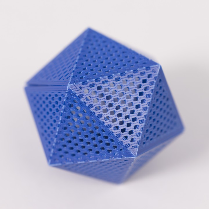3D Printable Folding Polyhedra Pack No.1 by Devin Enrique Büchele de Montes