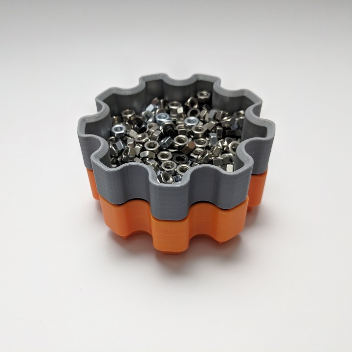 3D Printable Cog Stacking Boxes by Clockspring
