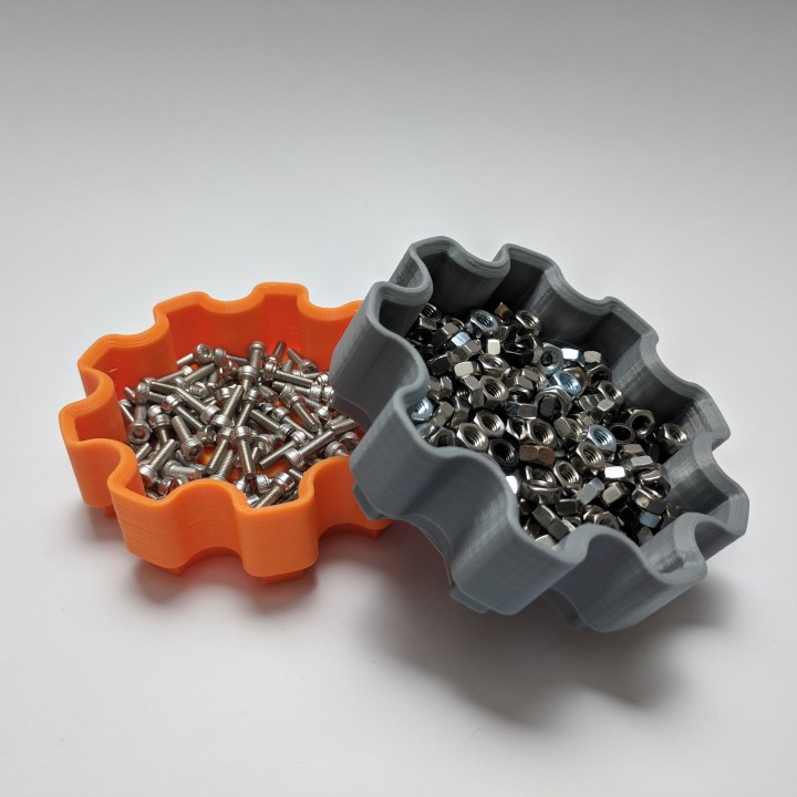 3D Printable Cog Stacking Boxes by Clockspring