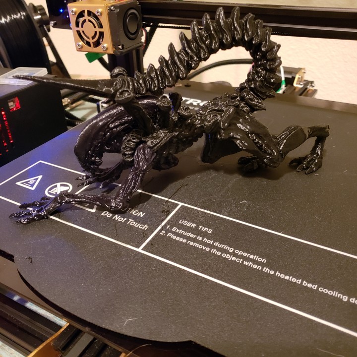 3D Print of Alien - Xenomorph - Full Figure - 25 CM by Capt._Nemo