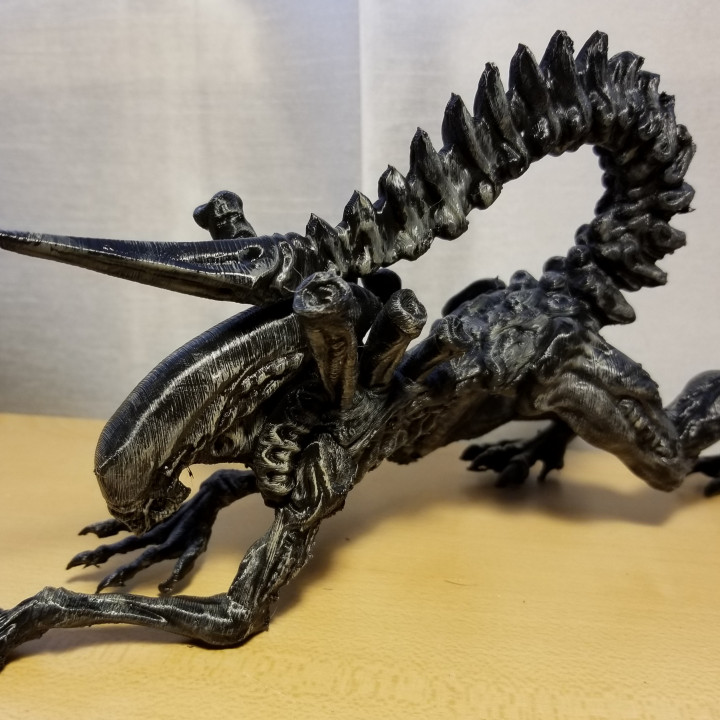 3D Print of Alien - Xenomorph - Full Figure - 25 CM by JuniorGeneral