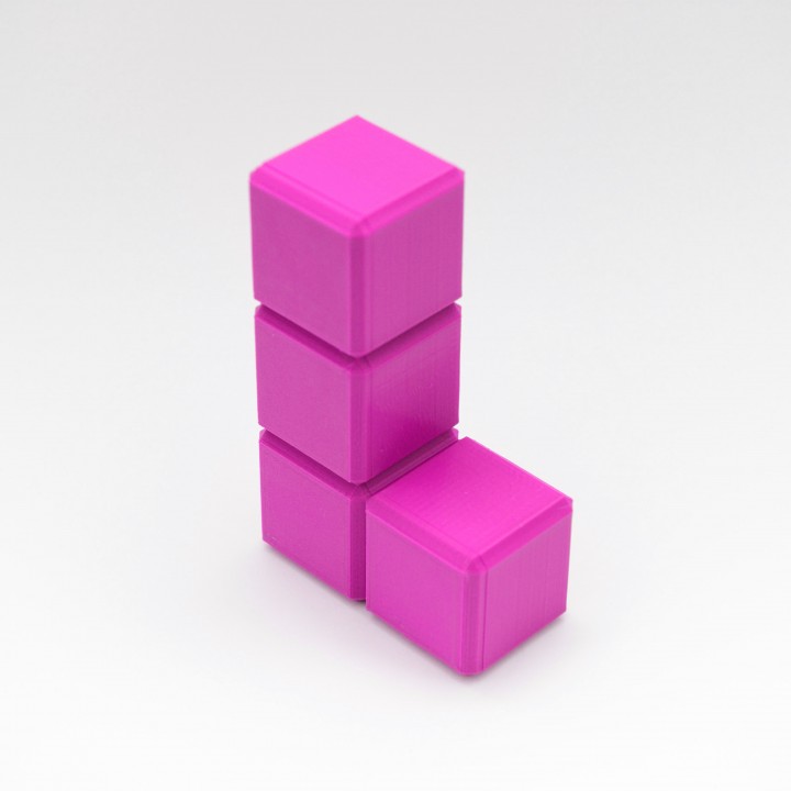 3D Printable Tetris L Box by Clockspring