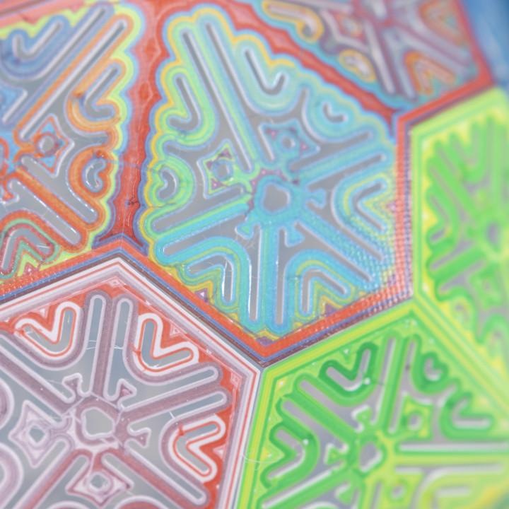 3D Printable Folding Pentagonal Hexacontahedron Puzzle by Devin Enrique ...