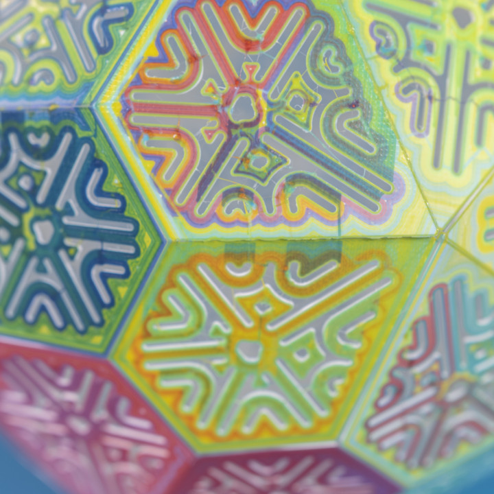3D Printable Folding Pentagonal Hexacontahedron Puzzle by Devin Enrique ...
