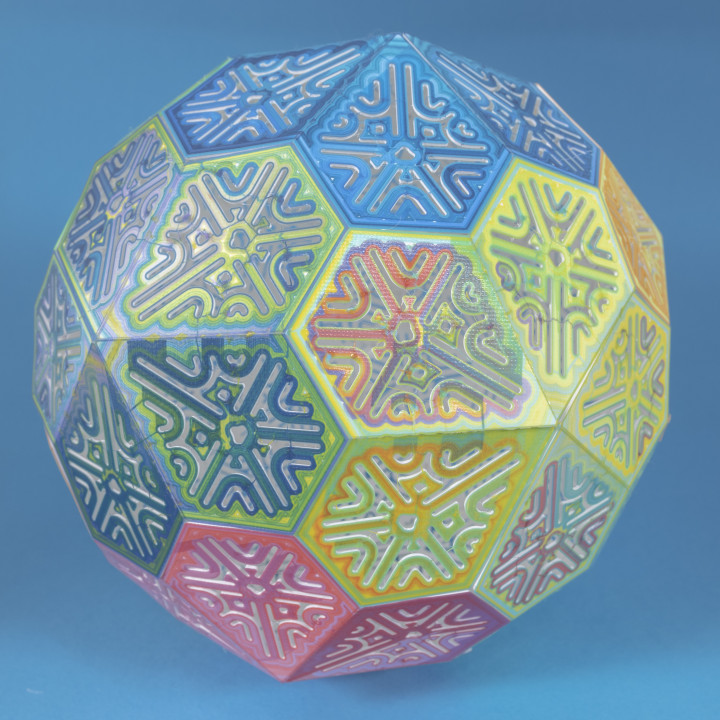 3D Printable Folding Pentagonal Hexacontahedron Puzzle by Devin Enrique ...