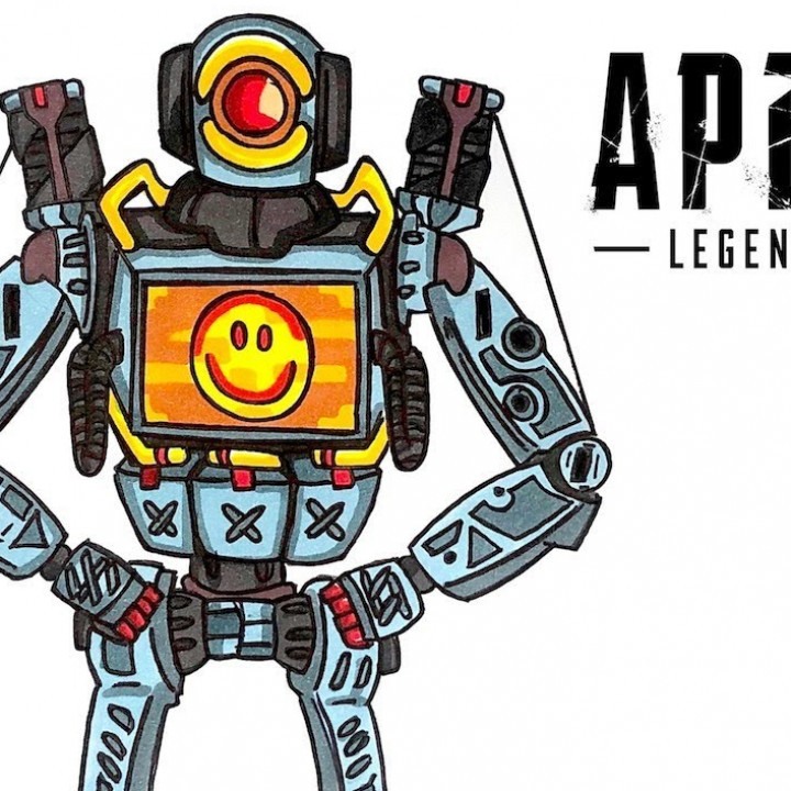 3D Printable Apex Legends Pathfinder by Idea Lab
