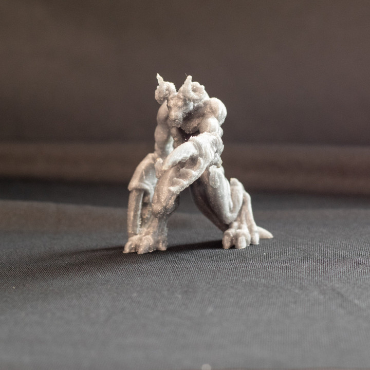 3D Print of Claw Handed Demon - Greater Demon - PRESUPPORTED - 32 mm ...