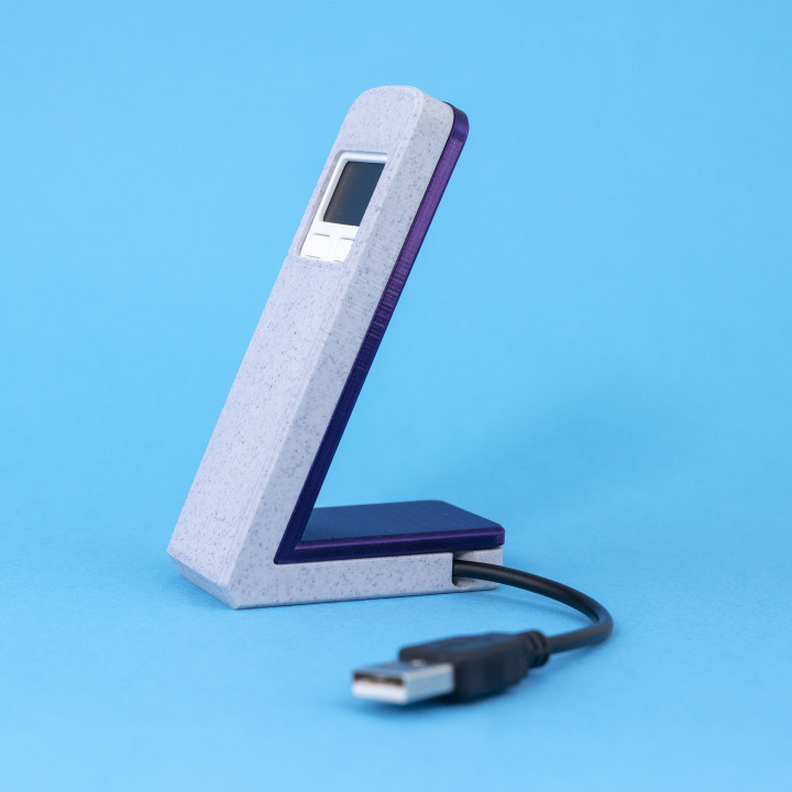 3D Printable Trezor One Case/Stand by Devin Enrique Büchele de Montes