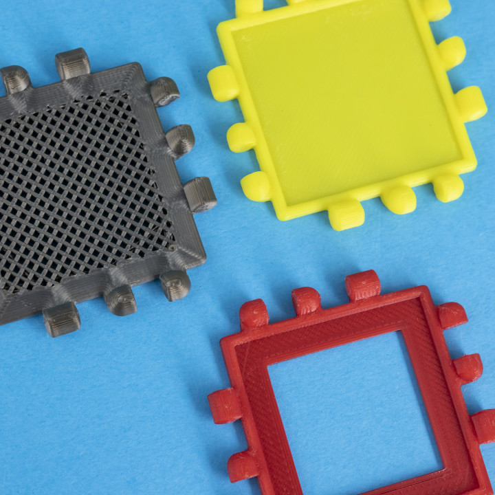 3D Printable Polypanels // Square by Devin Enrique Büchele de Montes