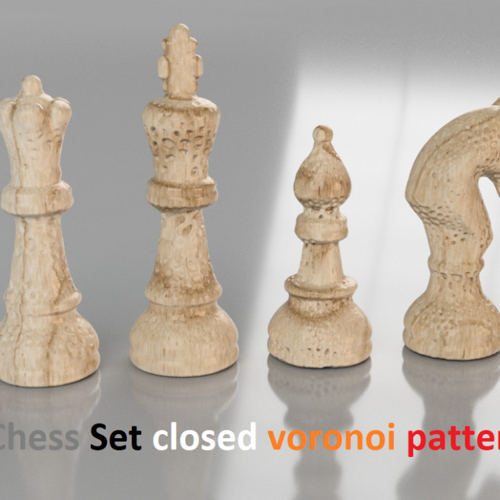 3D Printable Classical Chess (Шахматы) -remix- by raimonvibe